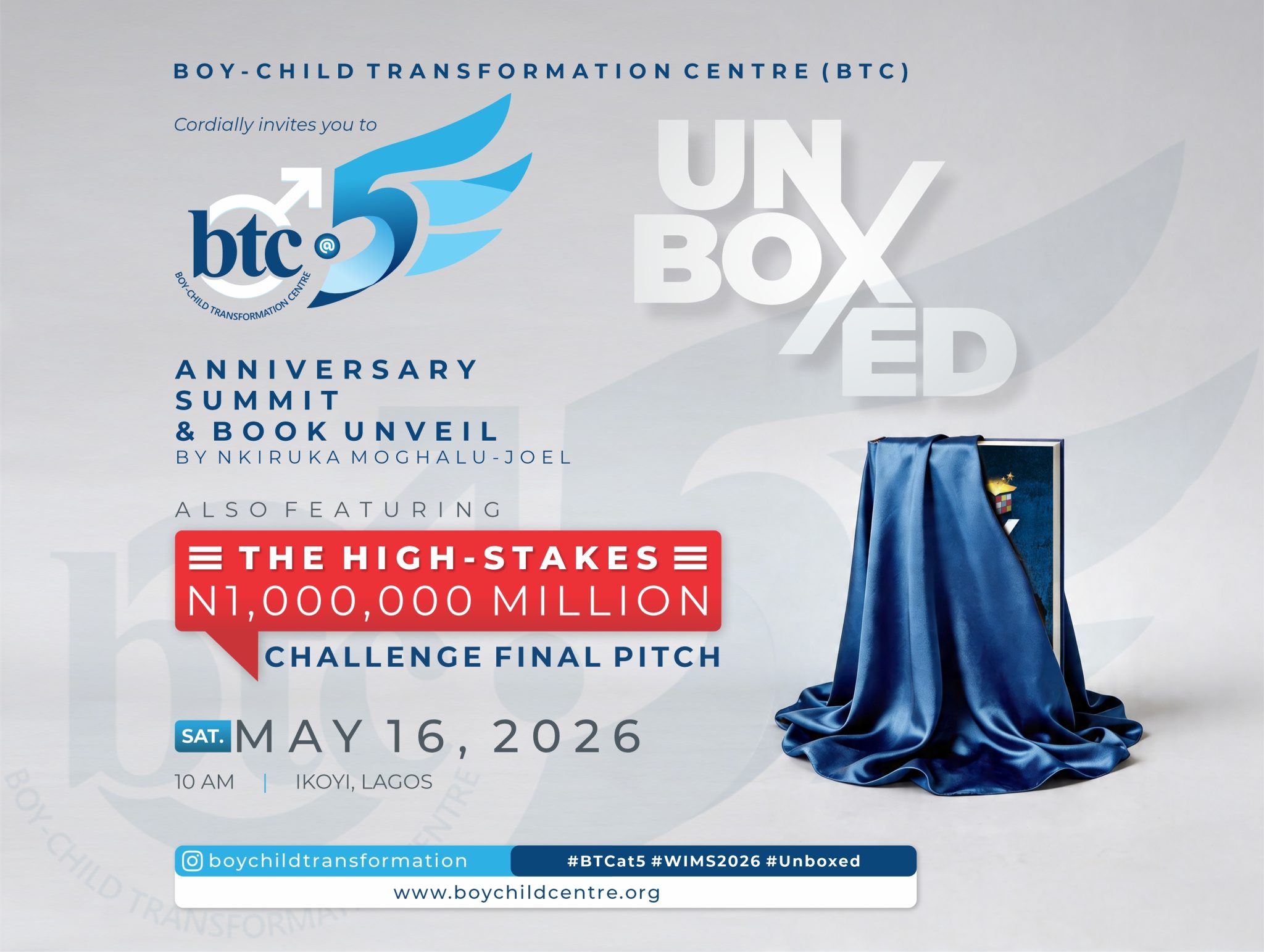 Boy-Child Transformation Centre (BTC) Announces 5th Anniversary Summit ...